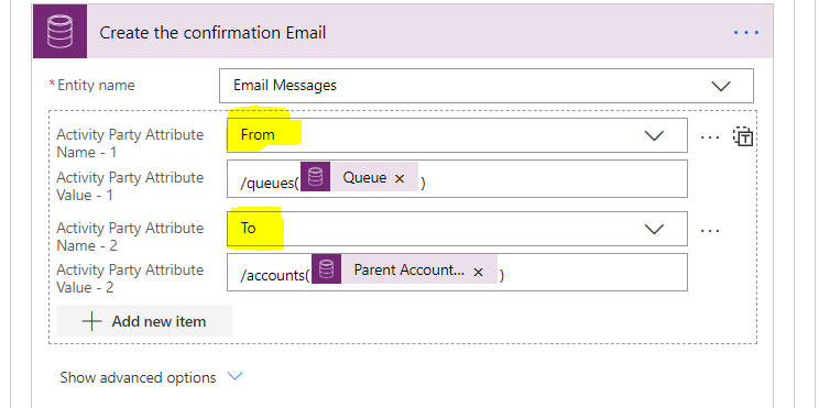 Not your Outlook Emails. Create and send Emails from Dynamics 365 via Flow using Common Data ...