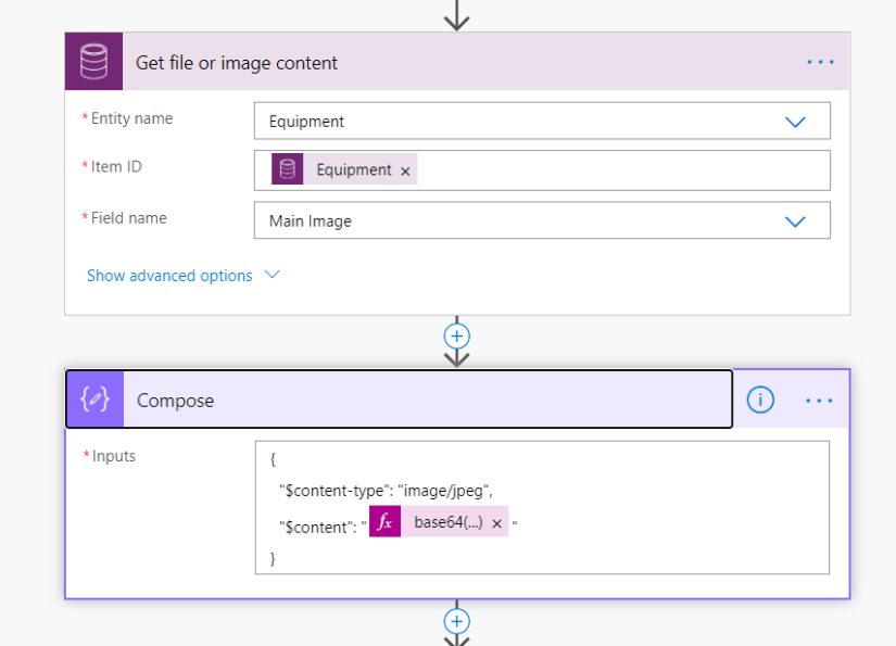 Populating Word template with the CDS image field content via Flow ...