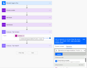 Power Automate: contains(), array, AI and bananas. – Olena's Dynamics ...
