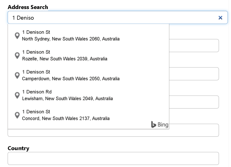 Power Pages Bing Address Validation (Autosuggest) – Olena's Dynamics Blog (post-AI)